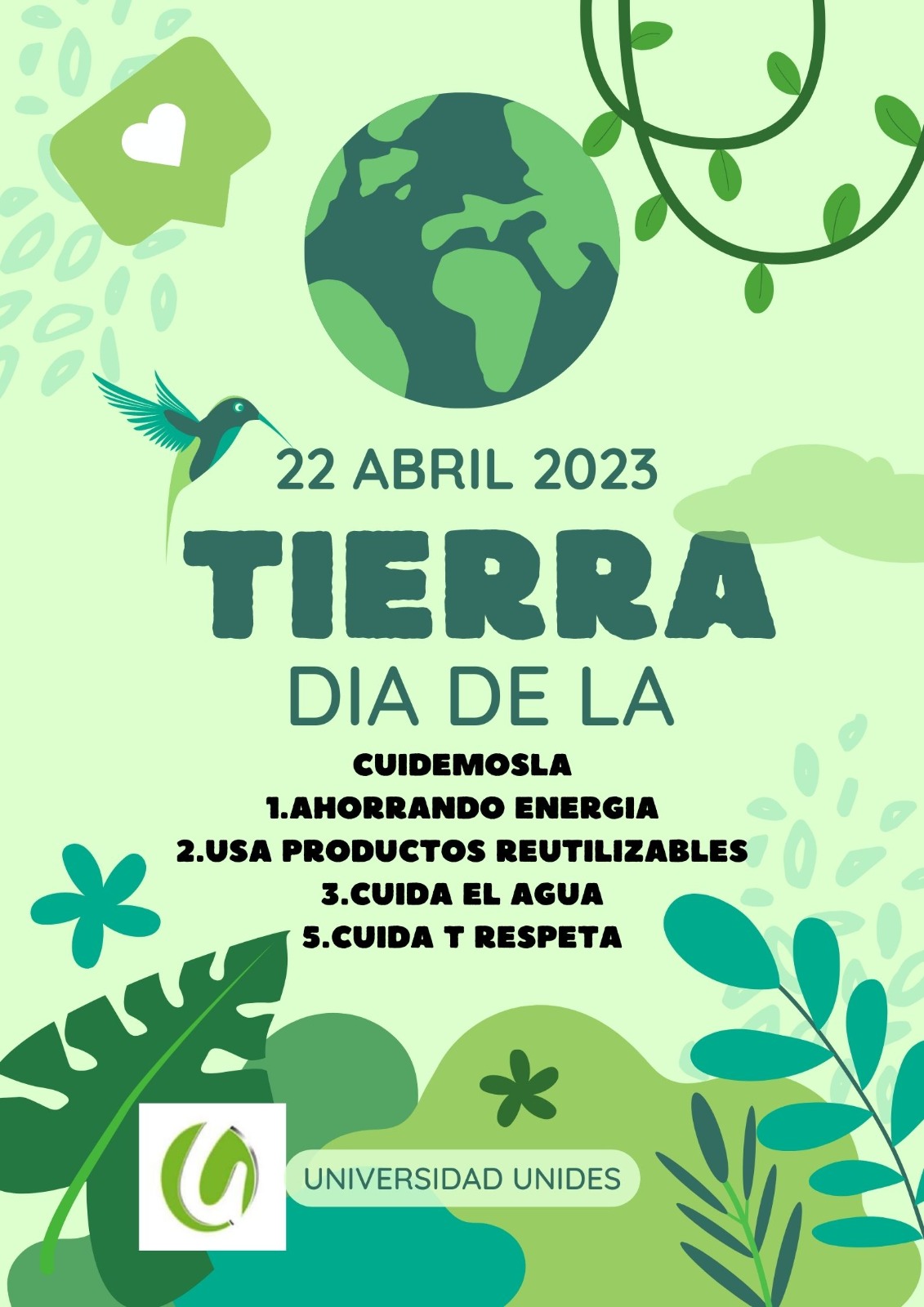 Celebración del Día Internacional de la Tierra – UNIDES